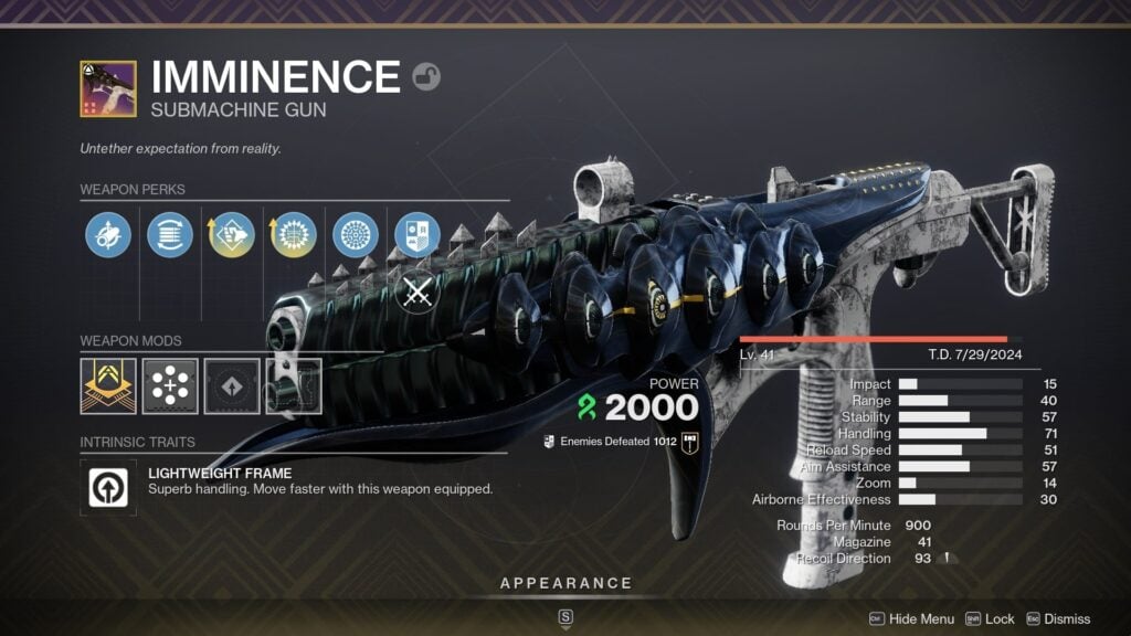 Destiny 2 best SMGs: PvE and PvP Guide for Episode Echoes