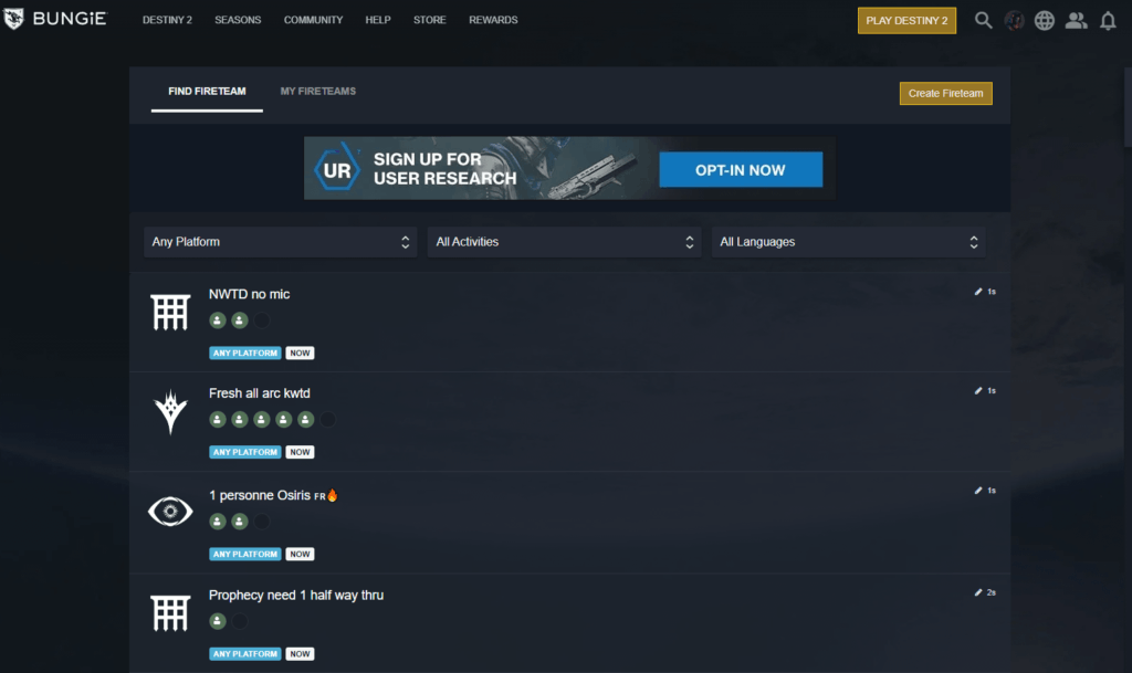 How to find Destiny 2 teammates: fireteams, discord, twitch | WowVendor