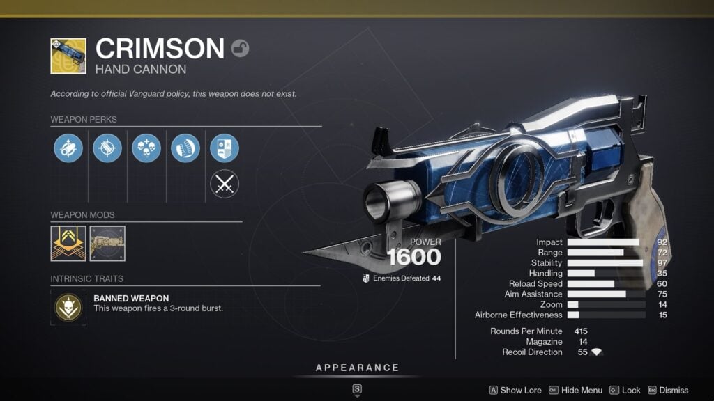 Destiny 2: Best Hand Cannons for PvE and PvP — Ultimate List