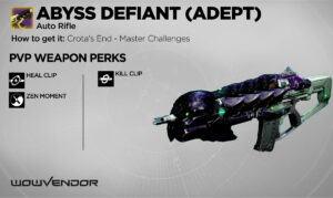 How to get Adept Weapons in Crota's End | WowVendor