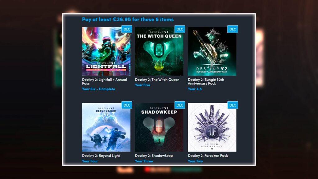 Get All Destiny 2 DLCs in One Cheap Bundle from Humble