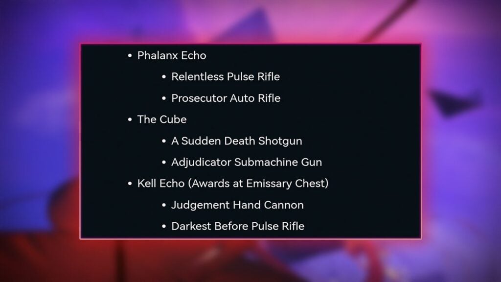 Destiny 2 Best Prophecy Weapons: From Best to Worst Guns