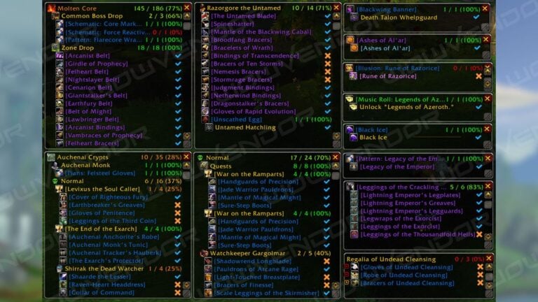 Top 7 WoW mount farm addons and mount tracker TWW Patch 11.2.5