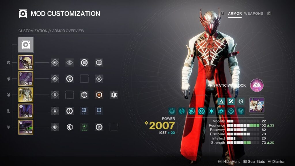 Best Warlock build Destiny 2: raids, GM nightfalls, and PvP