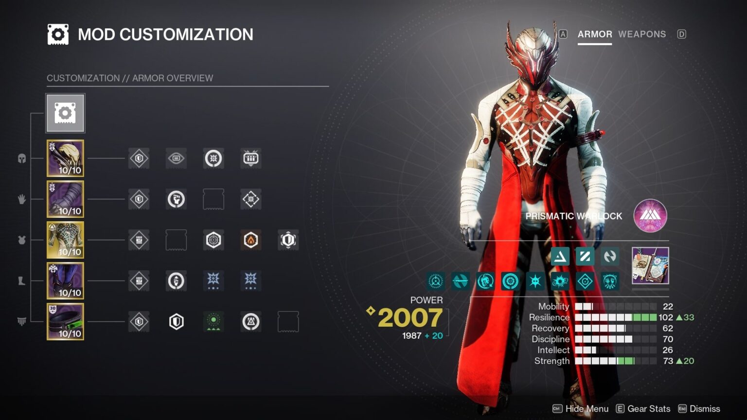 Best Warlock build Destiny 2: raids, GM nightfalls, and PvP