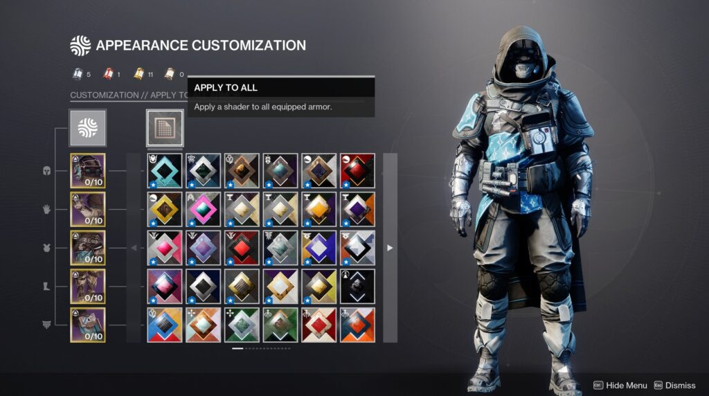 New Destiny 2 Shader Icons and Exotic Armor Changes in TFS