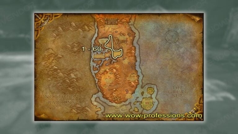 Mists of Pandaria Classic Skinning guide 1–600