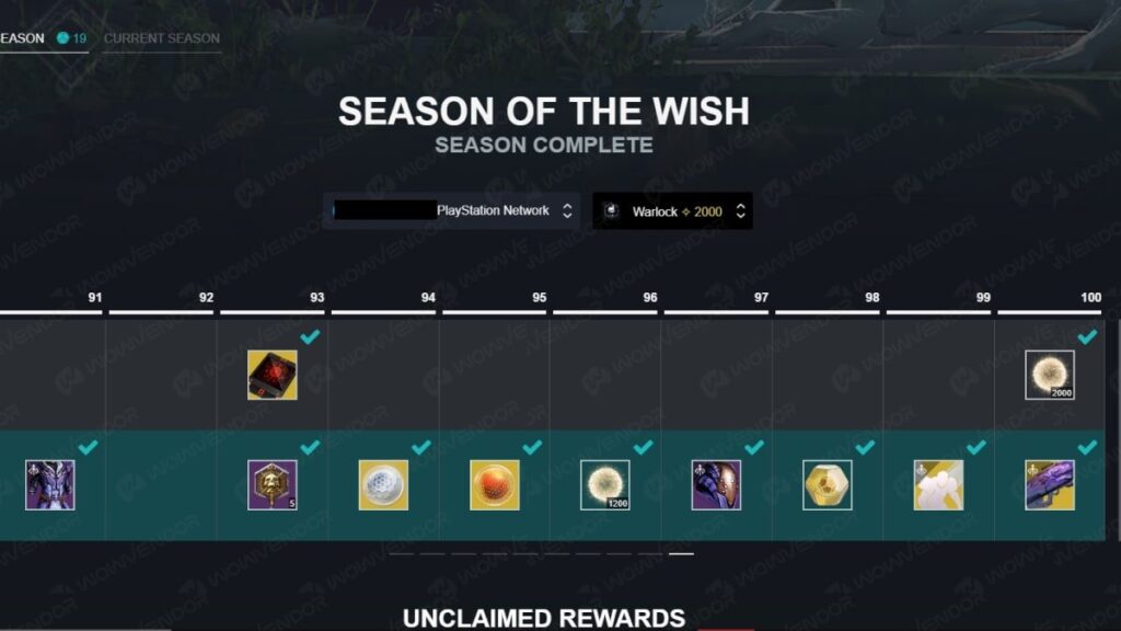 Destiny 2: How to get previous Season Passes rewards
