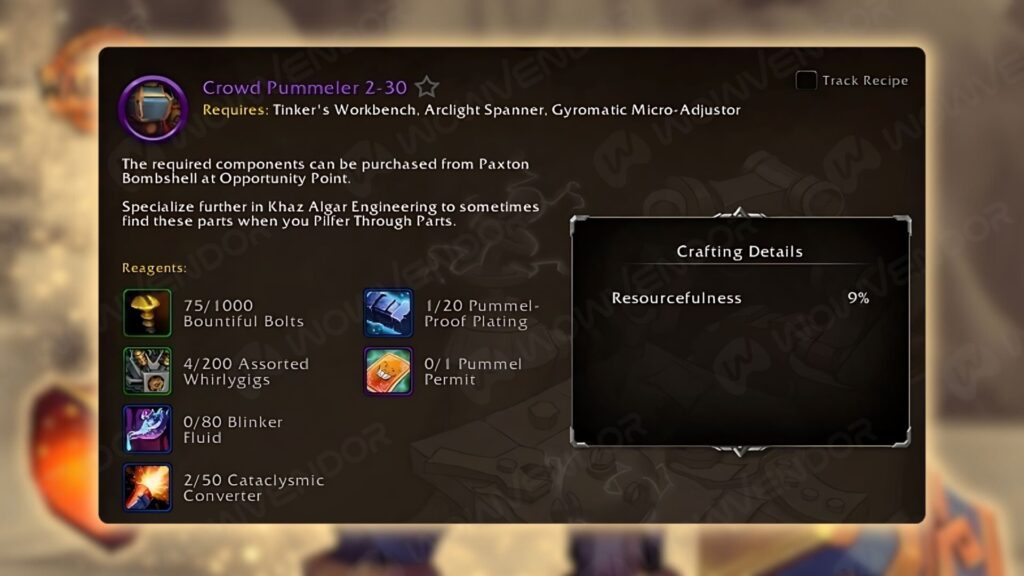 How to get Crowd Pummeler 2-30 mount in The War Within | WowVendor