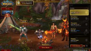 2 steps to disable the Warband character selection screen | WowVendor