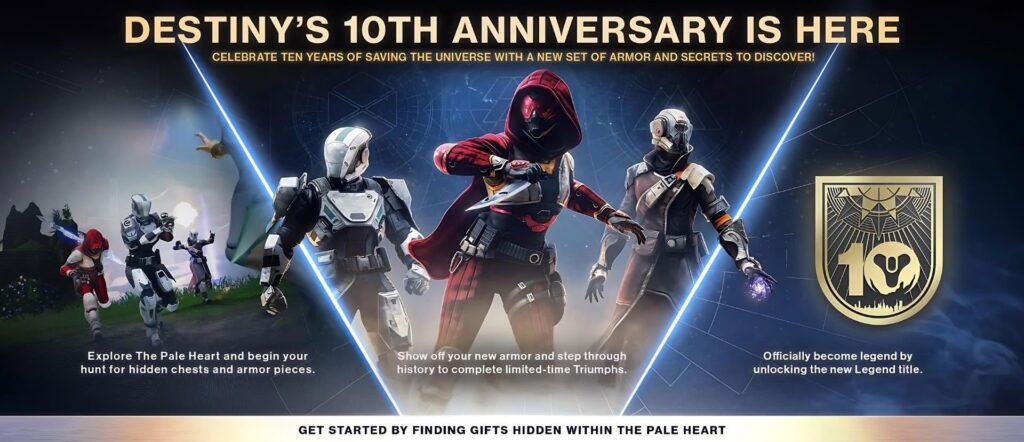 Destiny 10th Anniversary pack leaked: what to expect