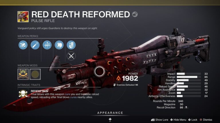 How to get Red Death in Destiny 2: Weapon guide | WowVendor