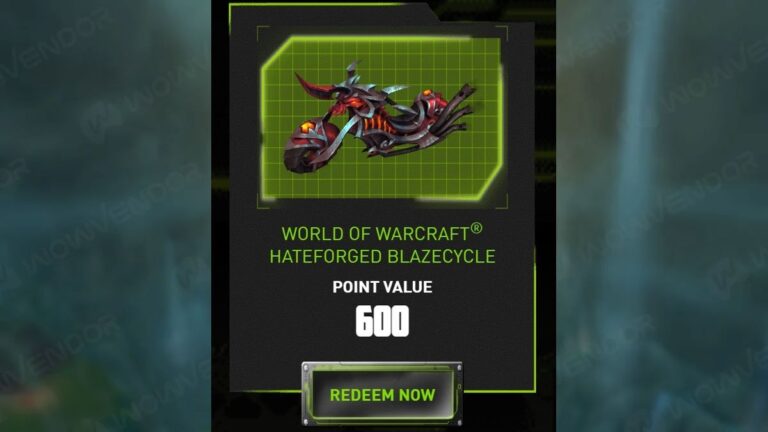 Mtn Dew WoW mount Hateforged Blazecycle has been restocked