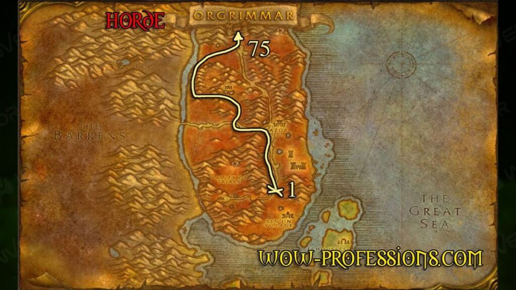 WoW Classic Fresh Skinning guide 1–300: Trainers and materials