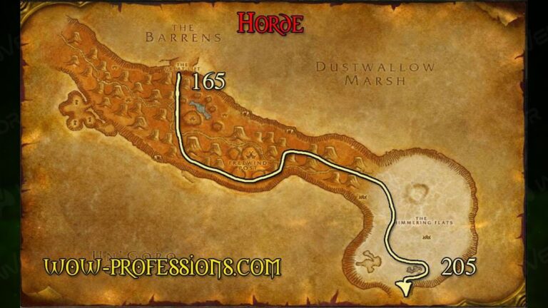 WoW Classic Fresh Skinning guide 1–300: Trainers and materials