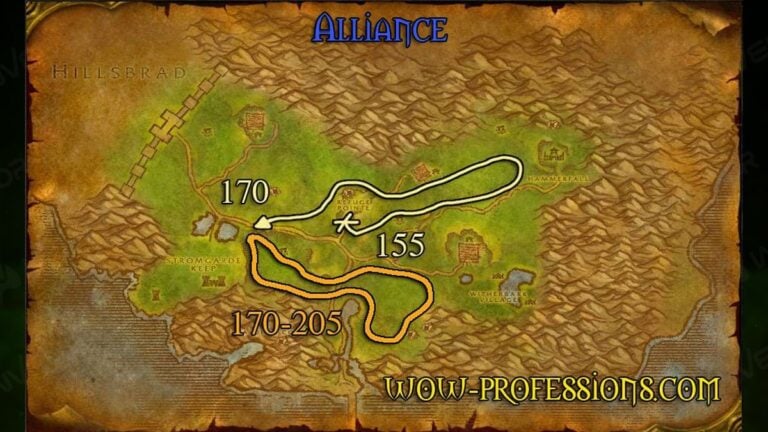 WoW Classic Fresh Skinning guide 1–300: Trainers and materials