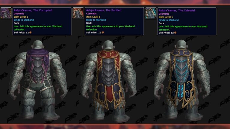 Bfa Legendary Cloak Return In Patch 11 1 5 Horrific Visions