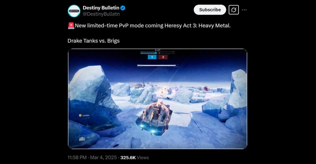 Destiny Heresy Act III is here today: All new features