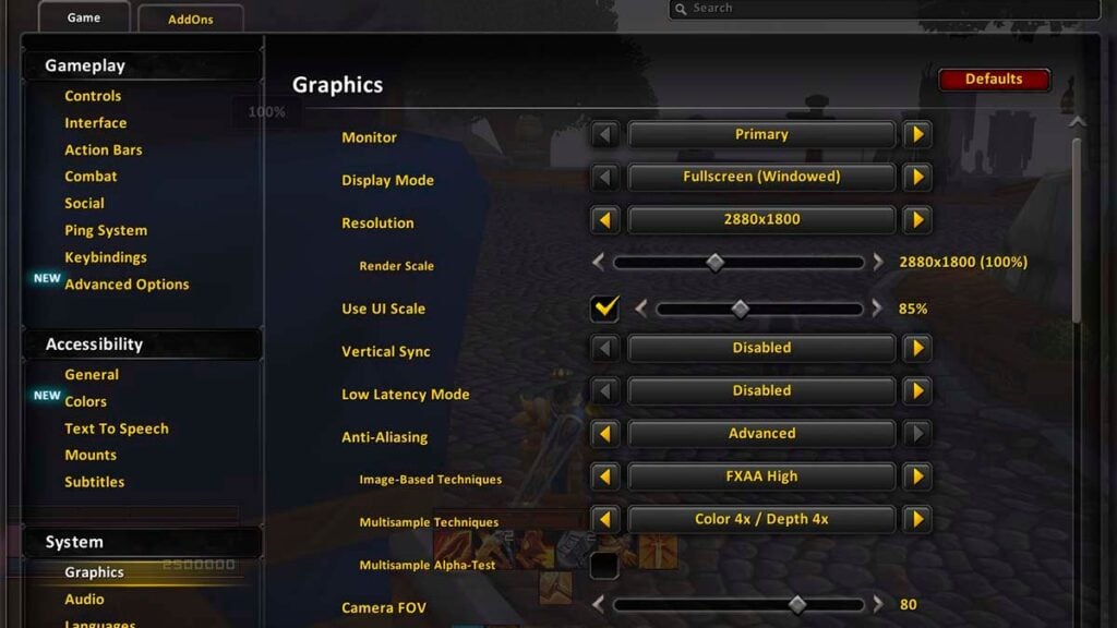 Best WoW graphics settings for FPS and performance 2025