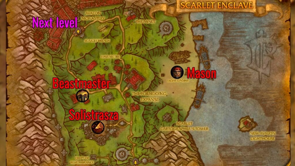 Scarlet Enclave raid boss guide in WoW SoD 8