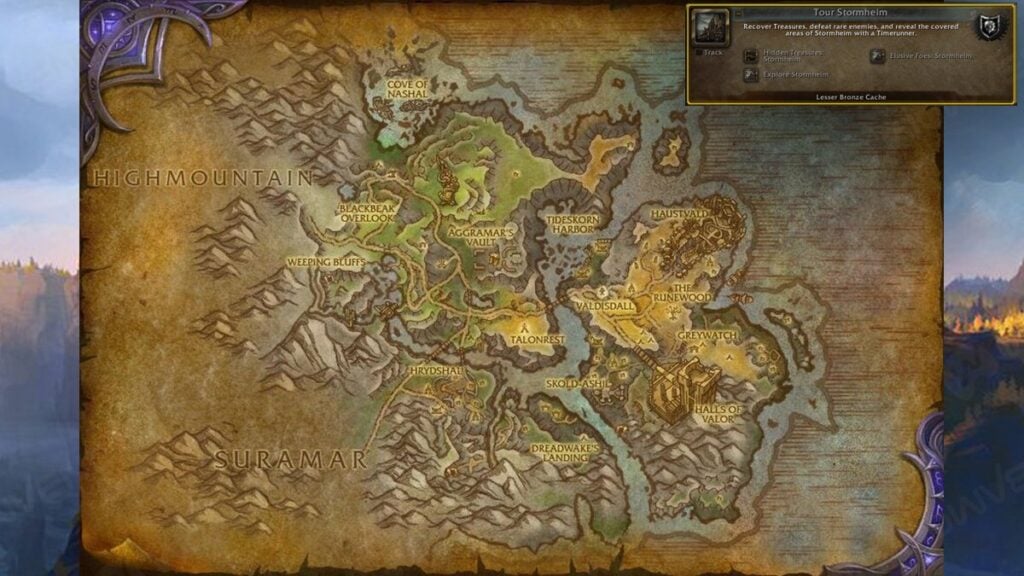 Easy Tour Stormheim achievement guide for Legion Remix
